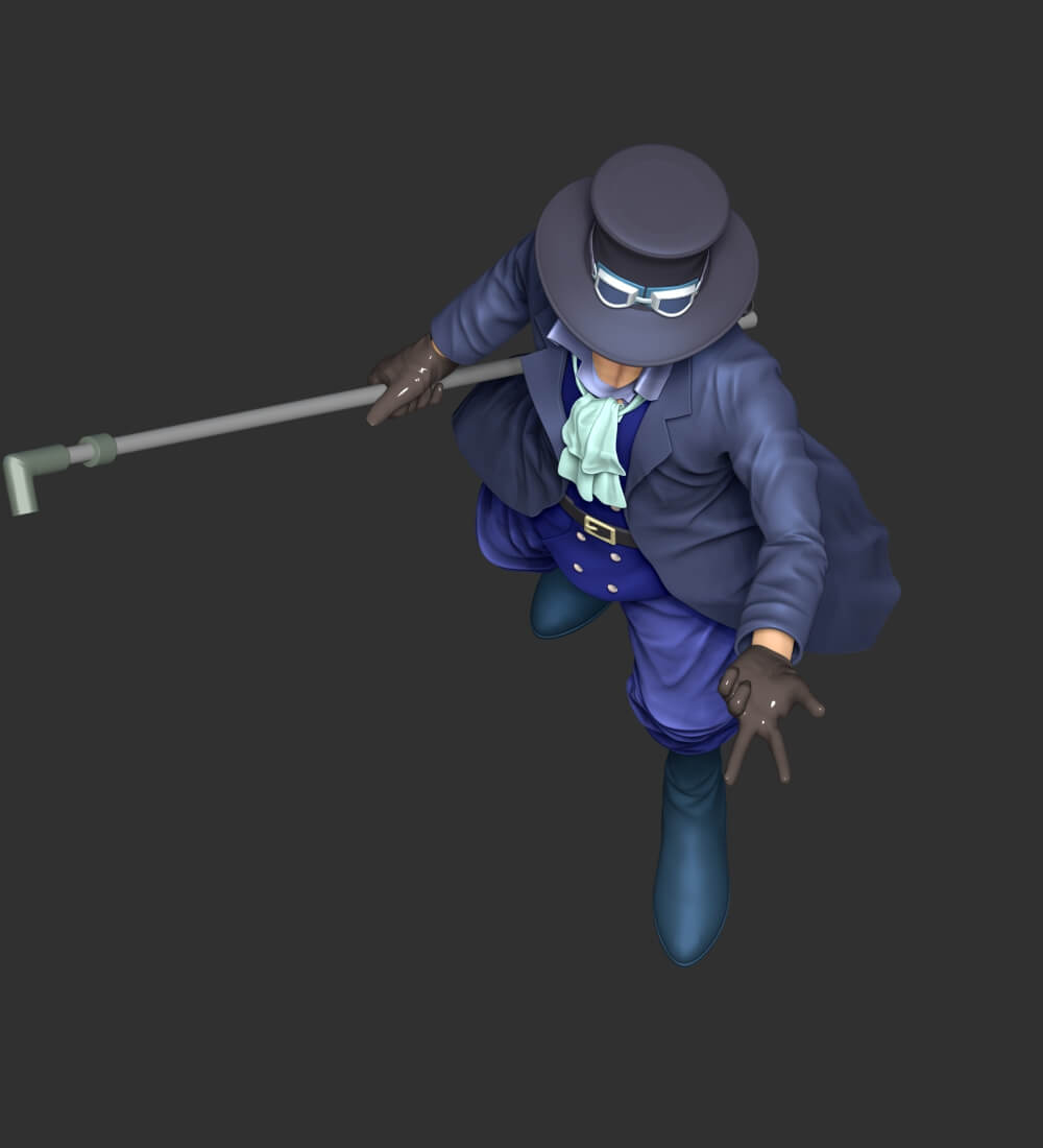 One Piece - Sabo 3D Model by lovemodel