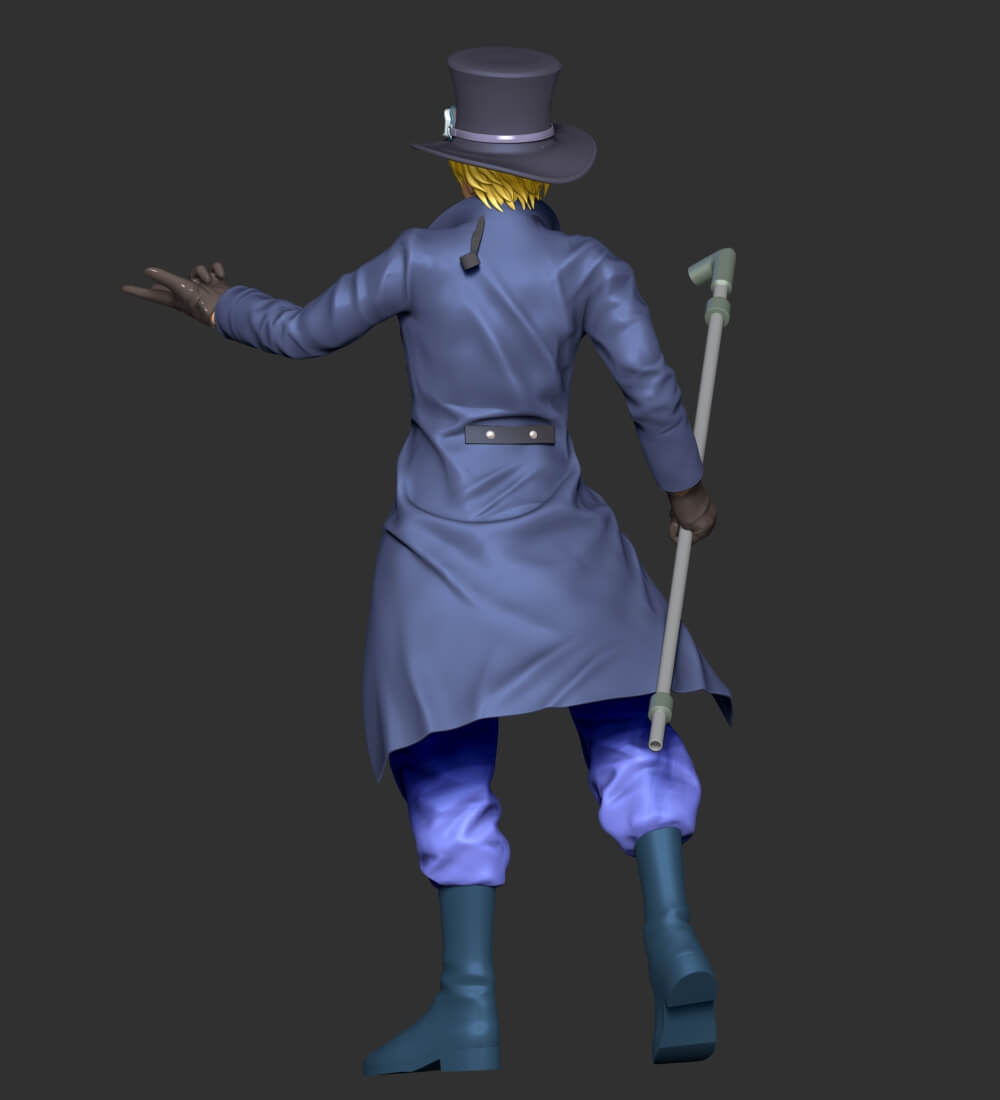 One Piece - Sabo 3D Model by lovemodel