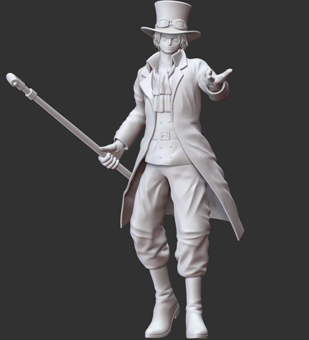 One Piece - Sabo 3D Model by lovemodel