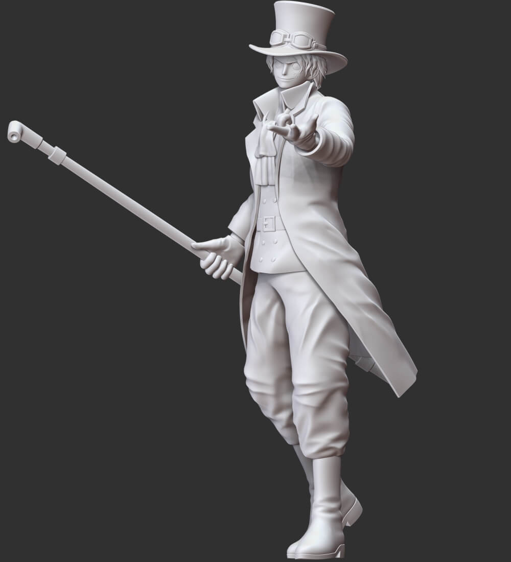 One Piece - Sabo 3D Model by lovemodel