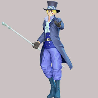 One Piece - Sabo 3D Model by lovemodel
