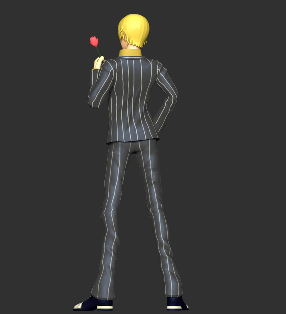 One Piece - Sanji 3D Model by lovemodel