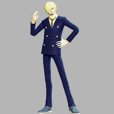 One Piece - Sanji 3D Model by lovemodel