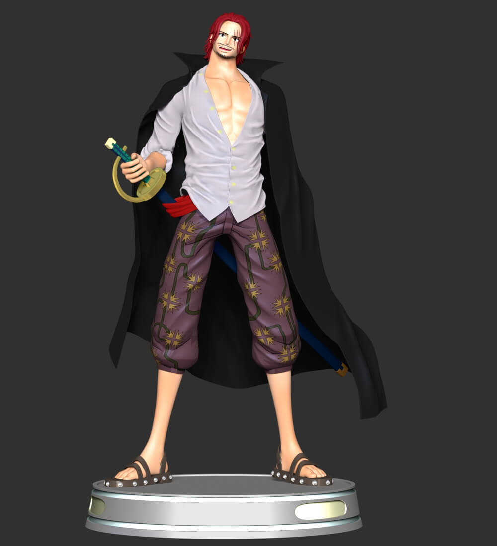 One Piece - Shanks 3D Model by lovemodel
