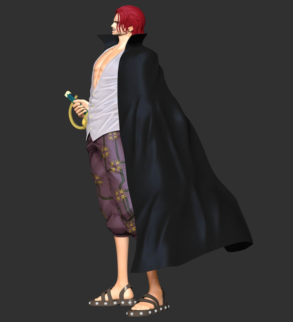 One Piece - Shanks 3D Model by lovemodel