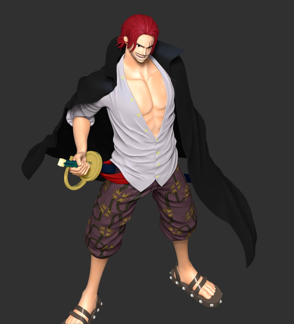 One Piece - Shanks 3D Model by lovemodel