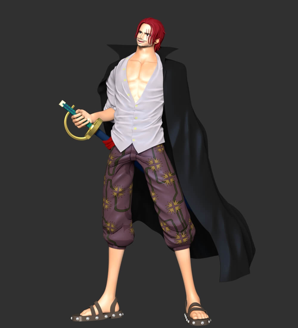 One Piece - Shanks 3D Model by lovemodel