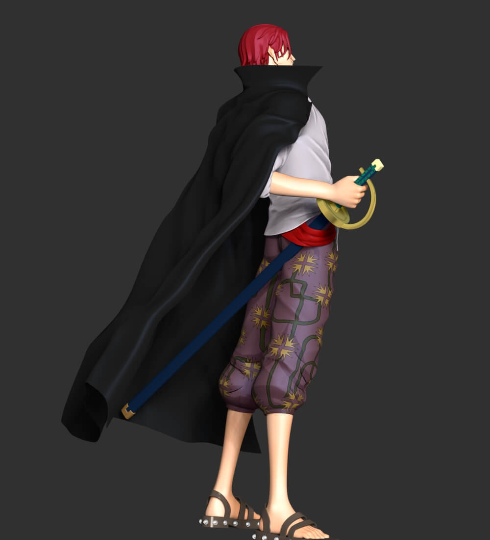 One Piece - Shanks 3D Model by lovemodel