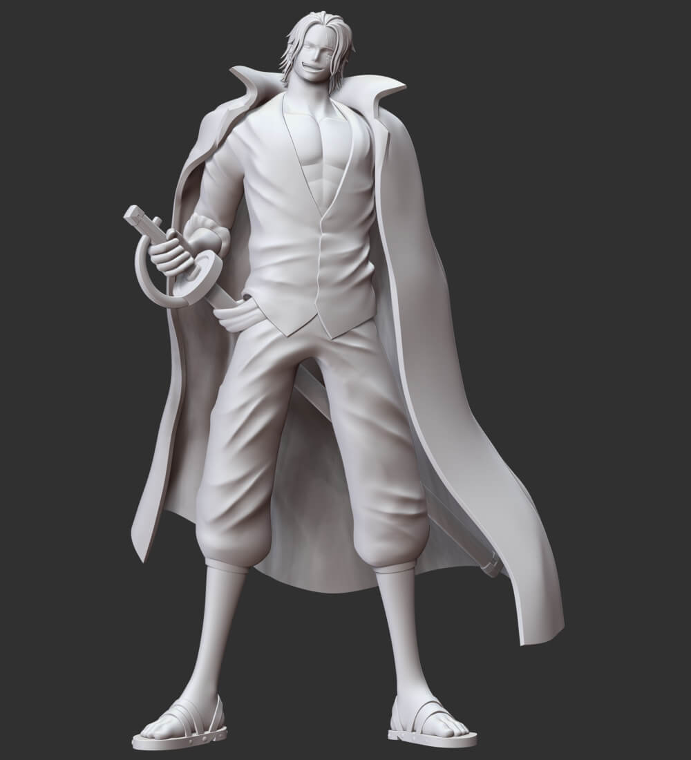 One Piece - Shanks 3D Model by lovemodel
