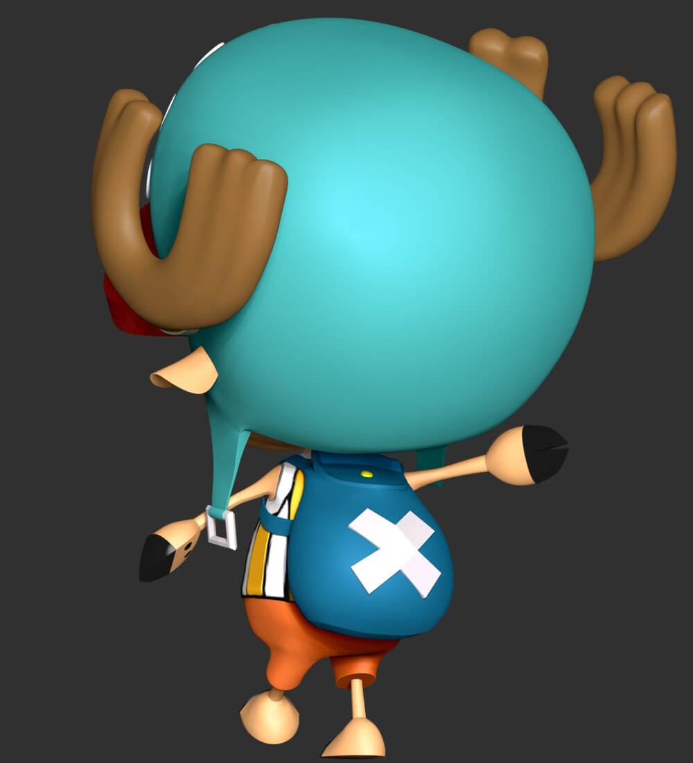 One Piece - Tony Tony Chopper 3D Model by lovemodel