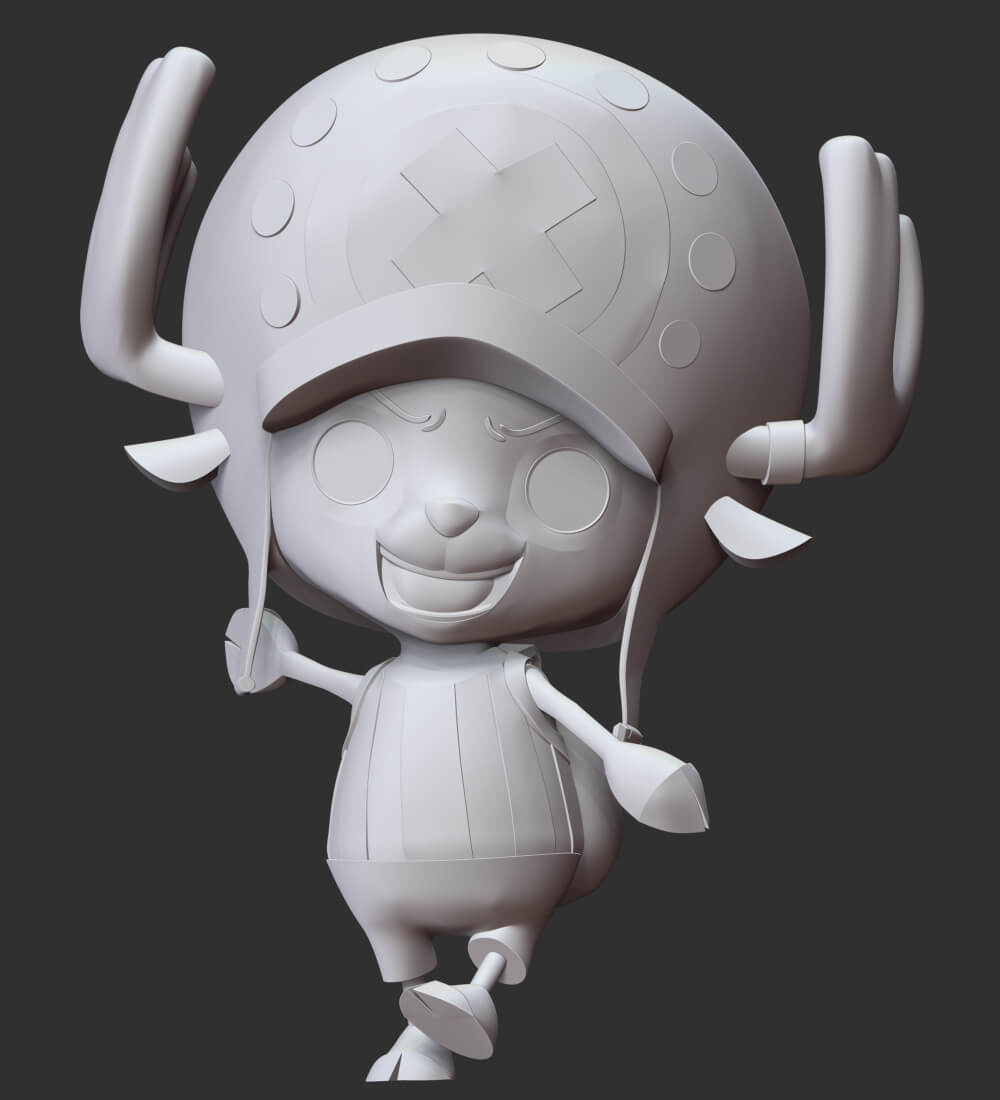 One Piece - Tony Tony Chopper 3D Model by lovemodel