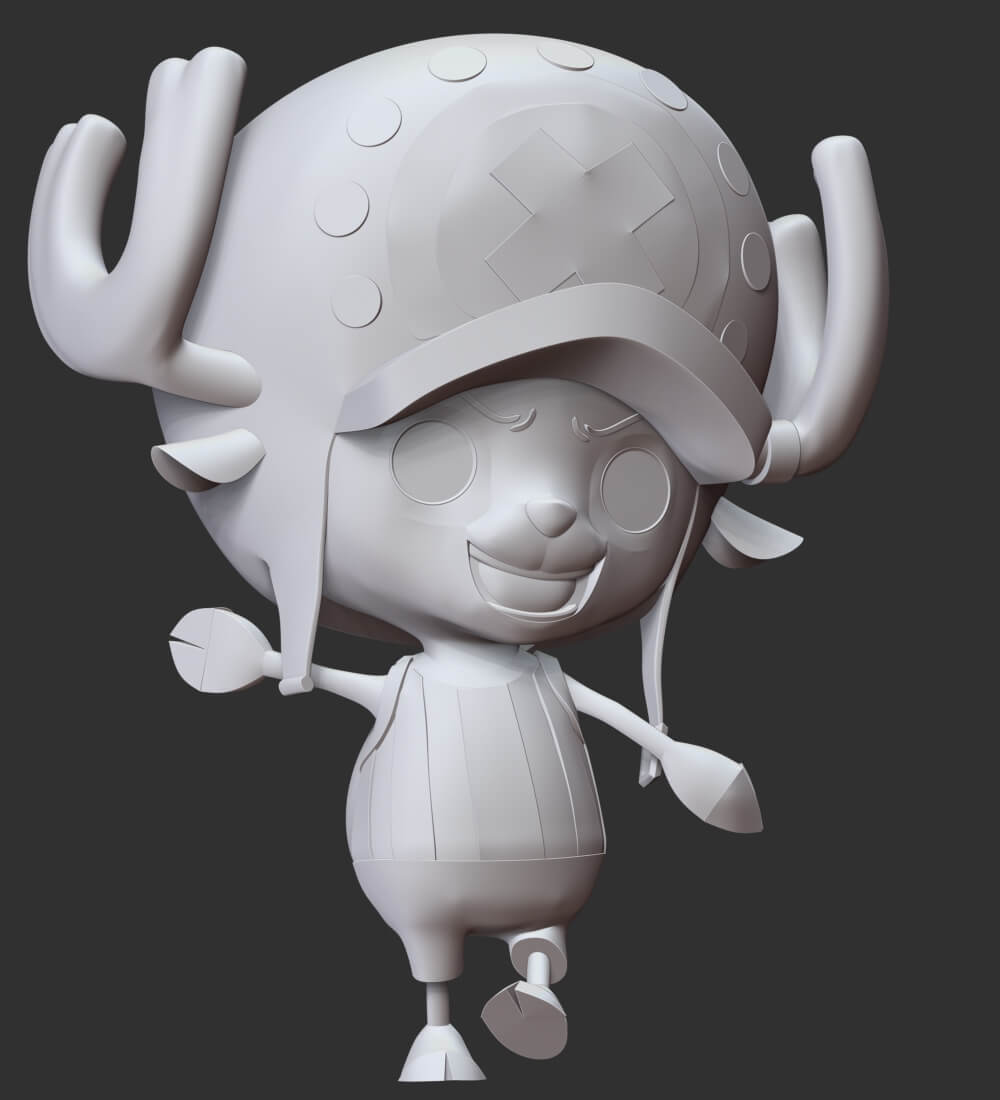 One Piece - Tony Tony Chopper 3D Model by lovemodel
