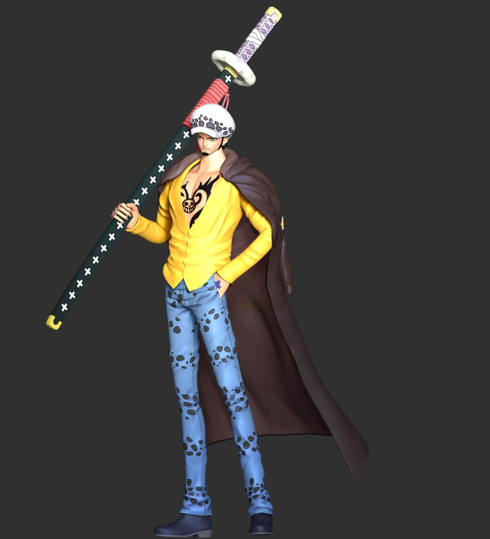 One Piece - Trafalgar Law 3D Model by lovemodel
