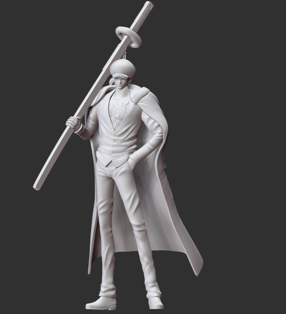 One Piece - Trafalgar Law 3D Model by lovemodel