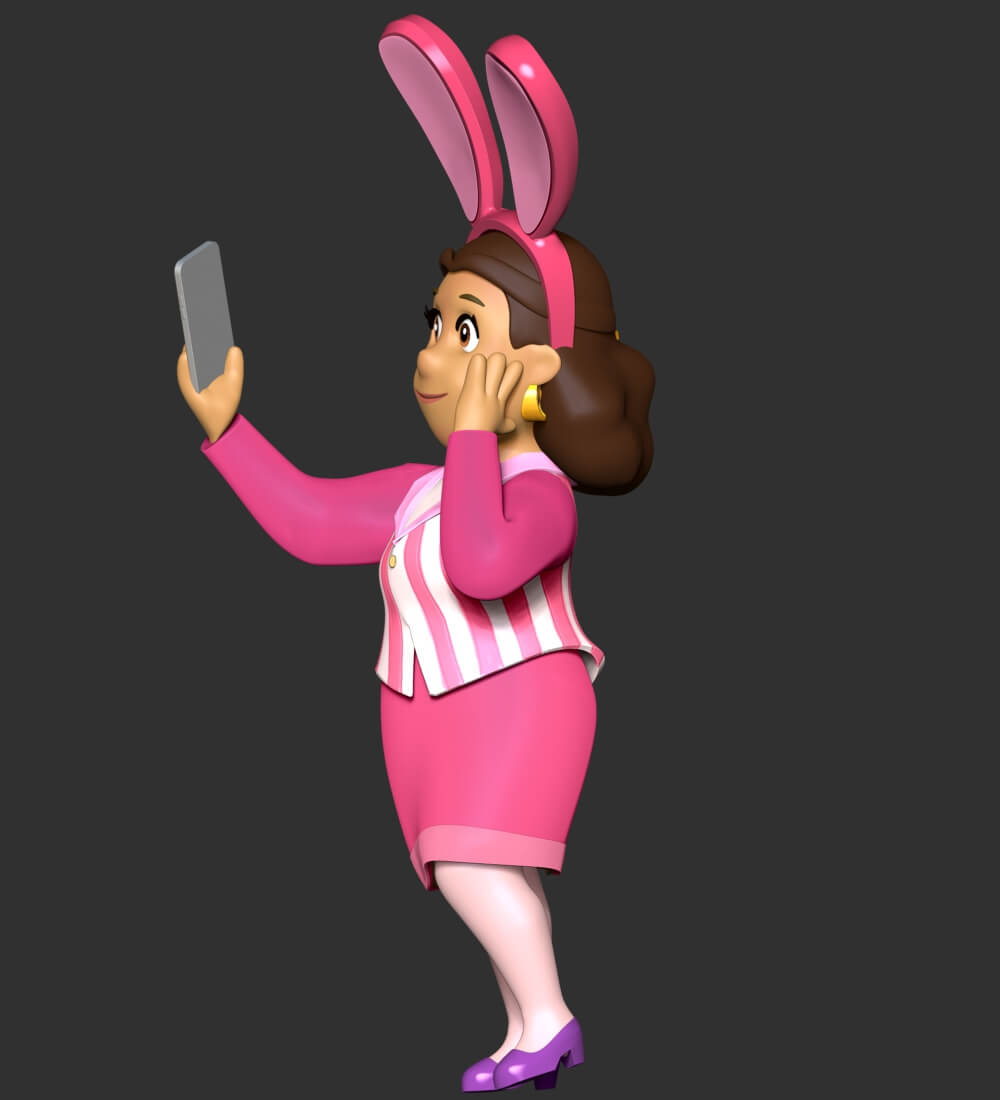 Paw Patrol - Mayor Goodway 3D Print Model by lovemodel