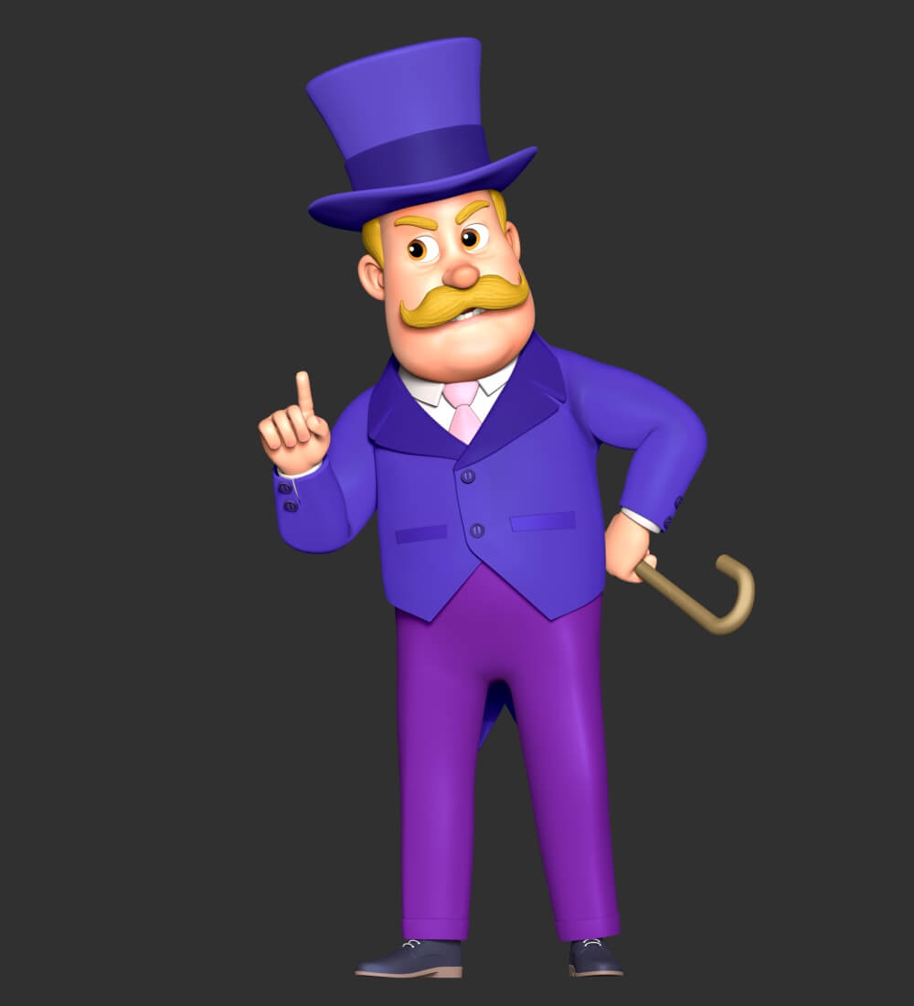 Paw Patrol - Mayor Humdinger 3D Model by lovemodel