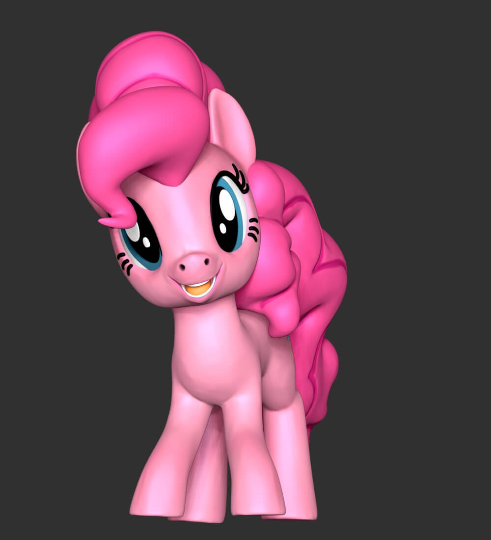 Pinkie Pie - My Little Pony 3D Model by lovemodel