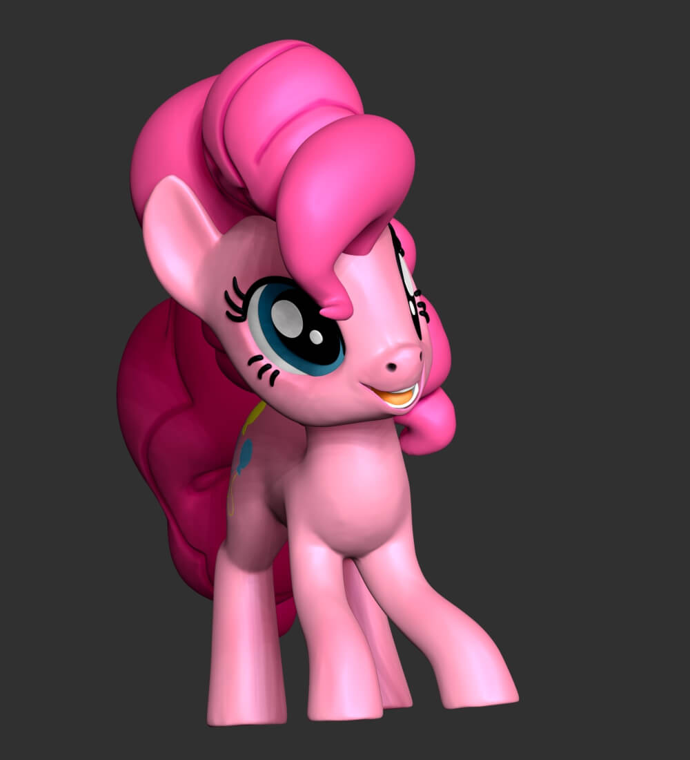 Pinkie Pie - My Little Pony 3D Model by lovemodel