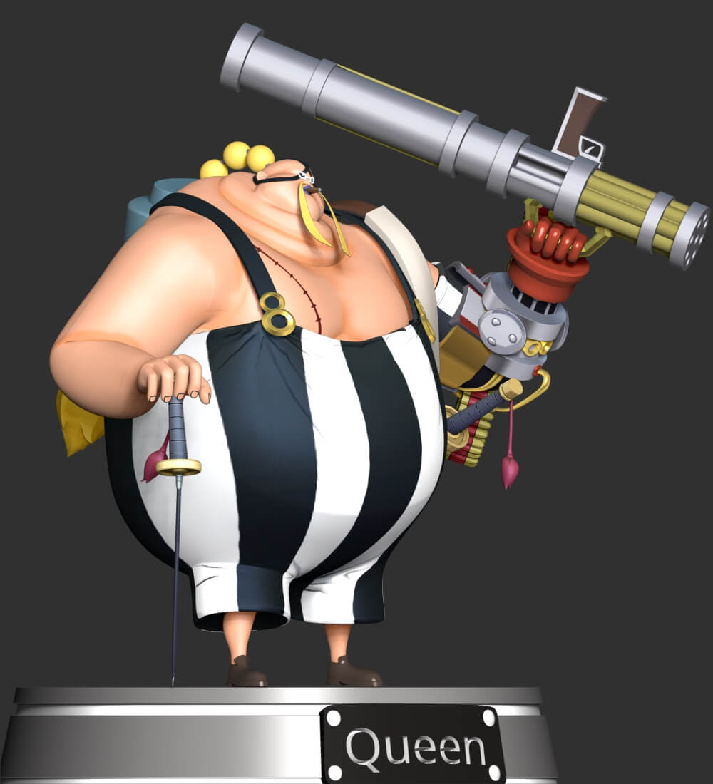 Queen - One Piece 3D Model by lovemodel