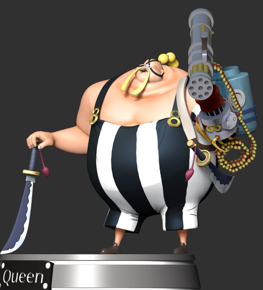Queen - One Piece 3D Model by lovemodel