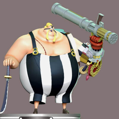 Queen - One Piece 3D Model by lovemodel