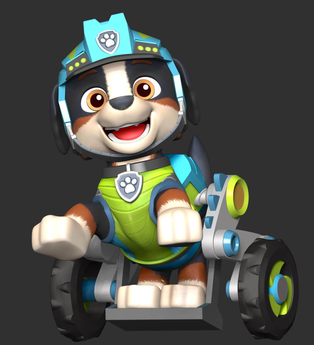 Rex - Paw Patrol 3D Model by lovemodel