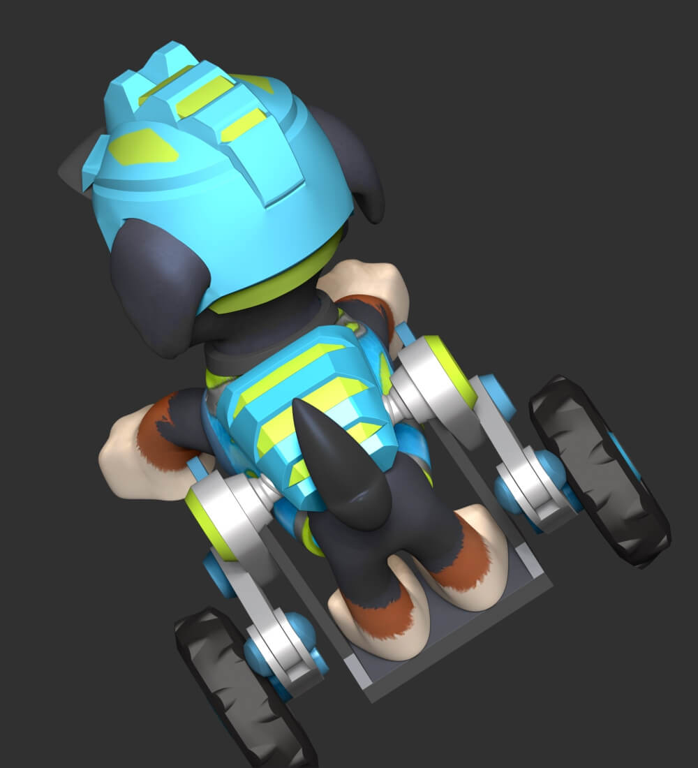 Rex - Paw Patrol 3D Model by lovemodel