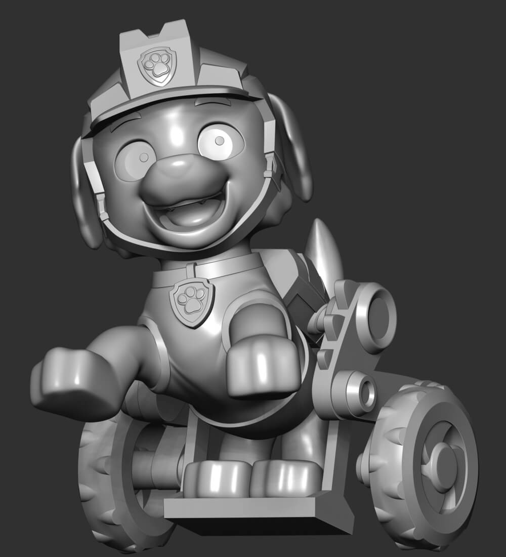 Rex - Paw Patrol 3D Model by lovemodel