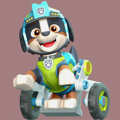 Rex - Paw Patrol 3D Model by lovemodel
