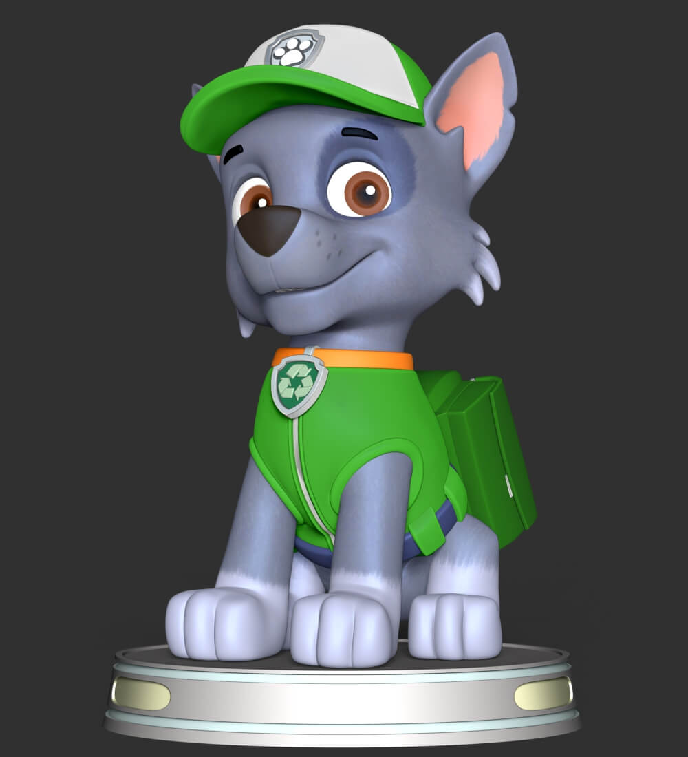 Rocky - Paw Patrol 3D Model by lovemodel