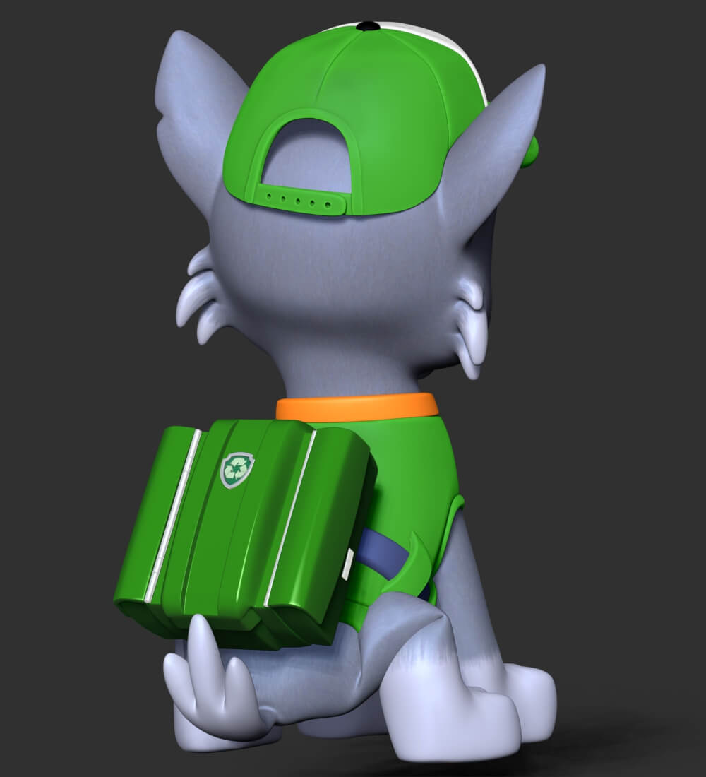 Rocky - Paw Patrol 3D Model by lovemodel