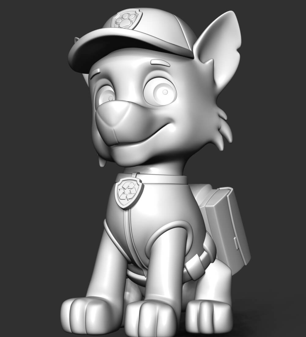 Rocky - Paw Patrol 3D Model by lovemodel