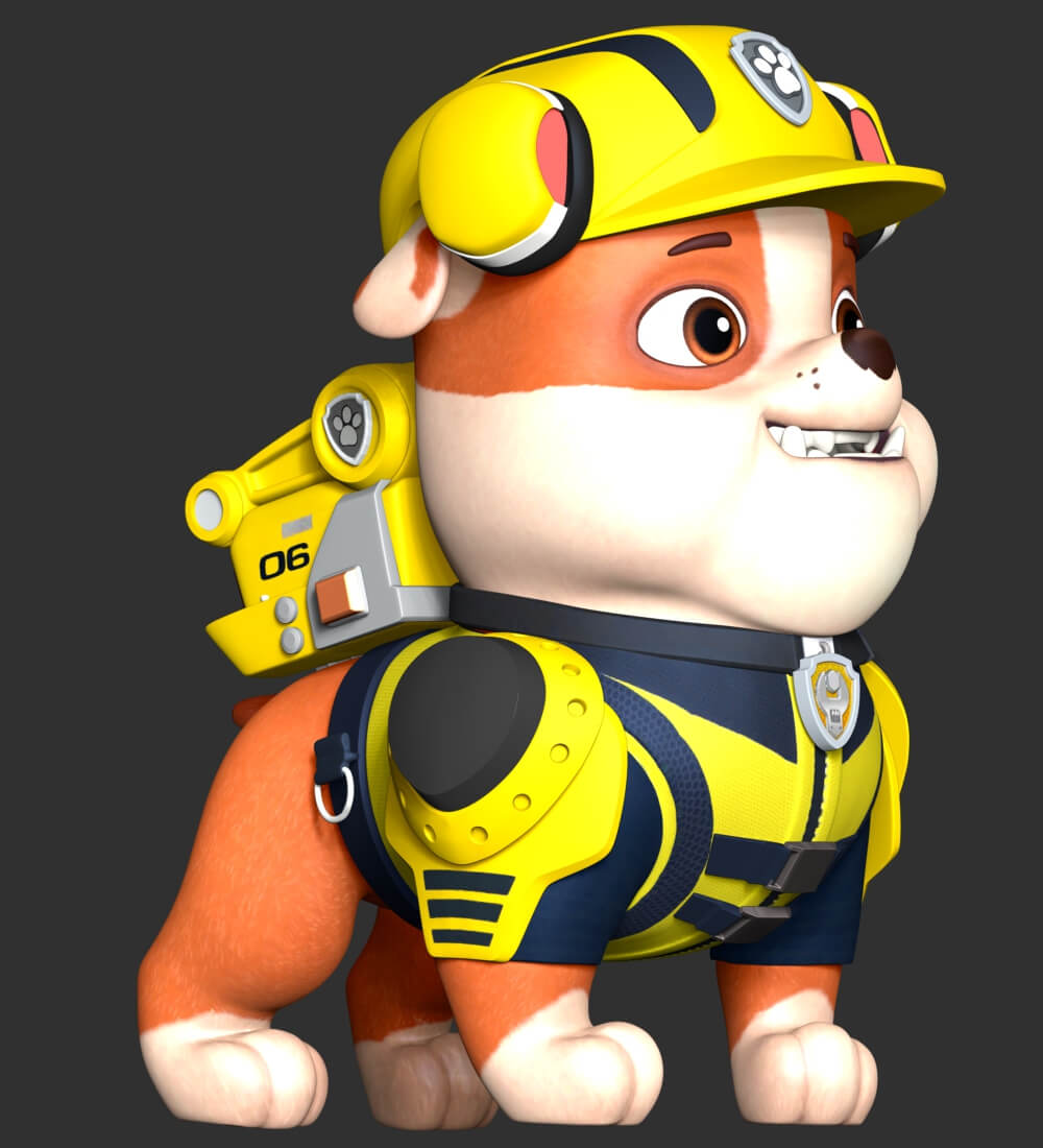Rubble - Paw Patrol The Movie 3D Print Model by lovemodel