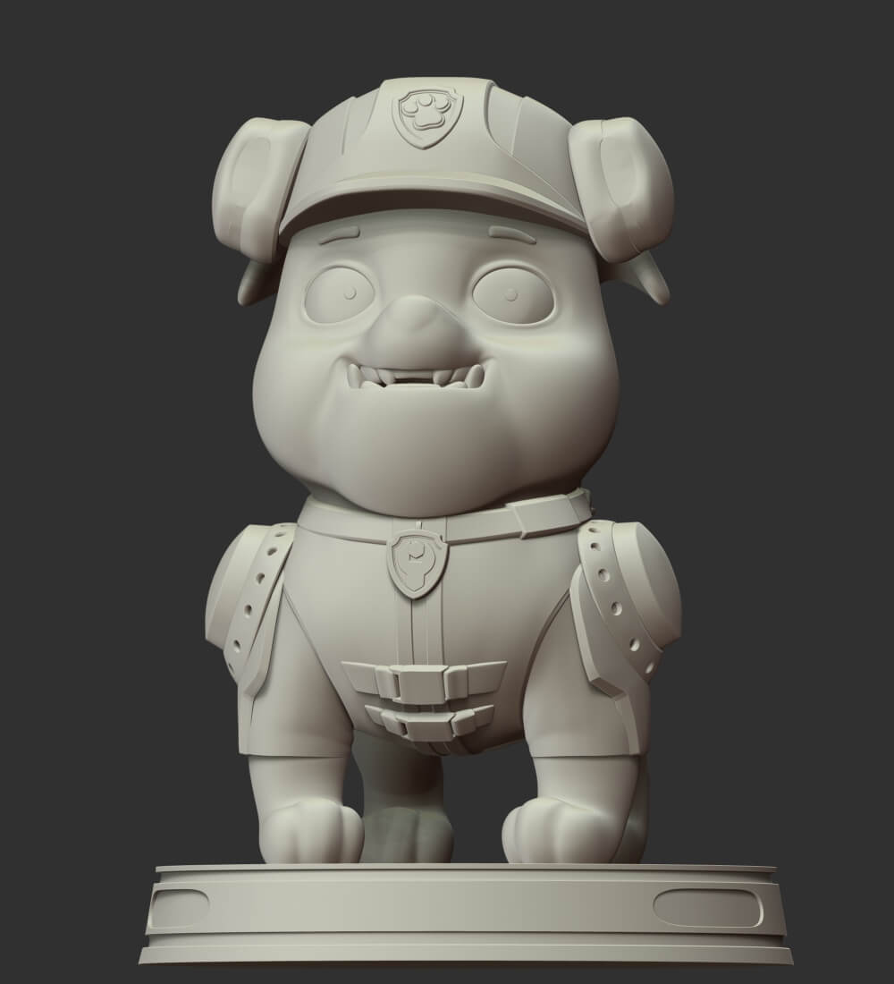 Rubble - Paw Patrol The Movie 3D Model by lovemodel