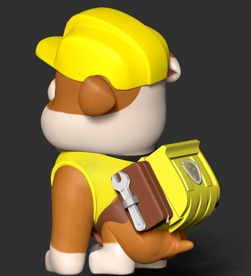 Rubble - Paw Patrol 3D Model by lovemodel