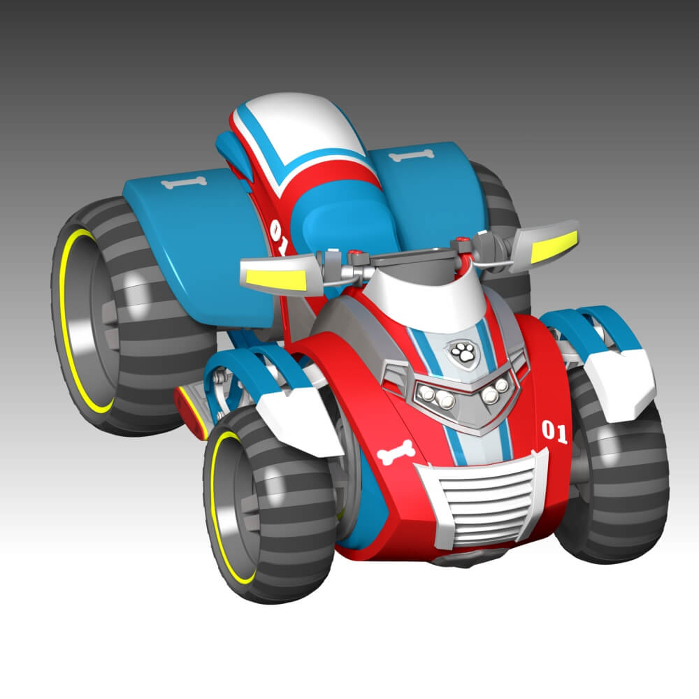 Ryder Bike - Paw Patrol 3D Model by lovemodel
