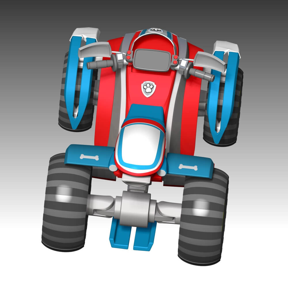 Ryder Bike - Paw Patrol 3D Model by lovemodel