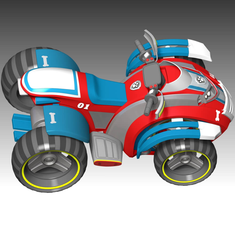 Ryder Bike - Paw Patrol 3D Model by lovemodel