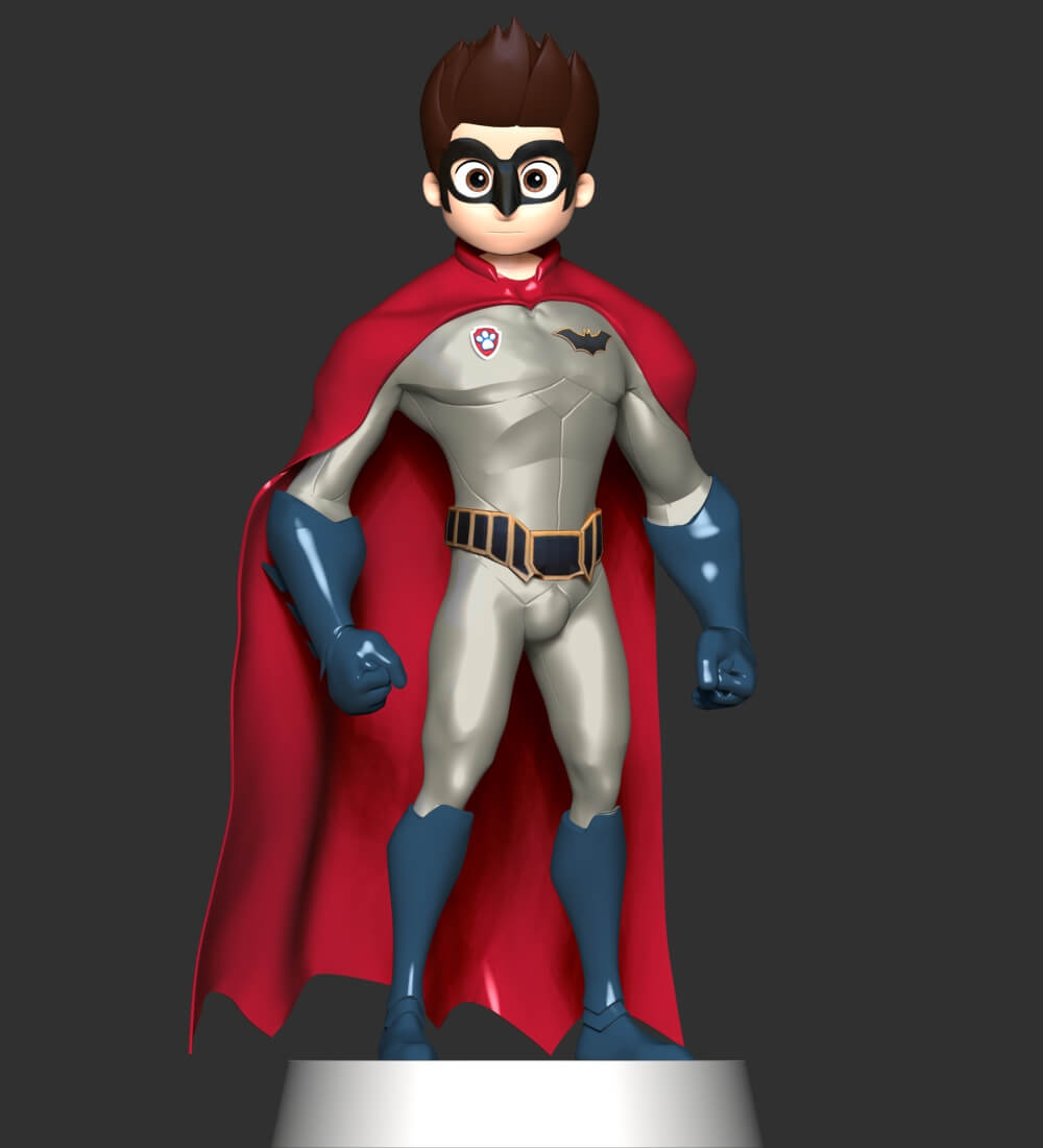 Ryder Halloween - Paw Patrol 3D Model by lovemodel