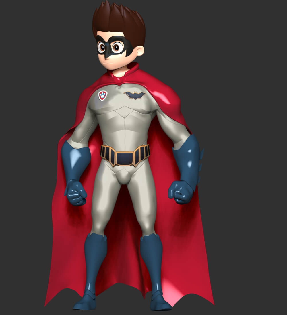 Ryder Halloween - Paw Patrol 3D Model by lovemodel