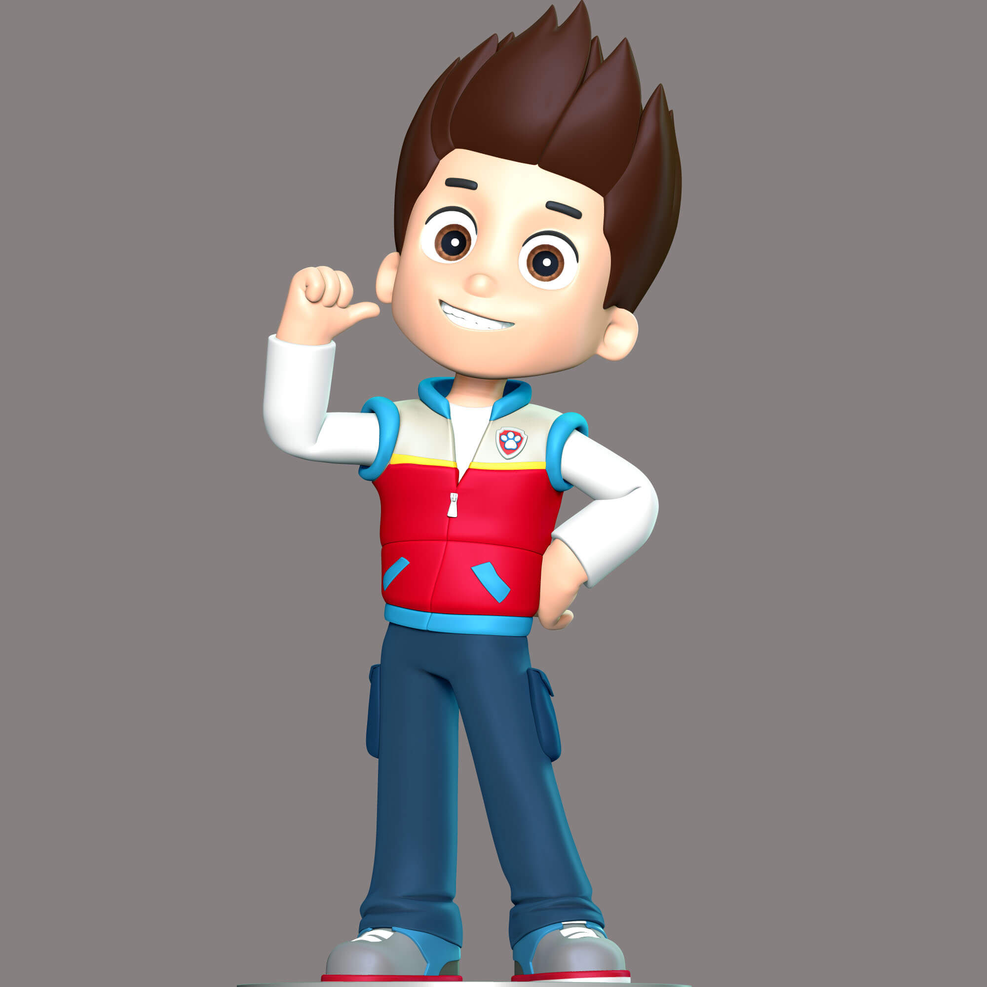 Ryder Paw Patrol Leader - 3D Model by lovemodel
