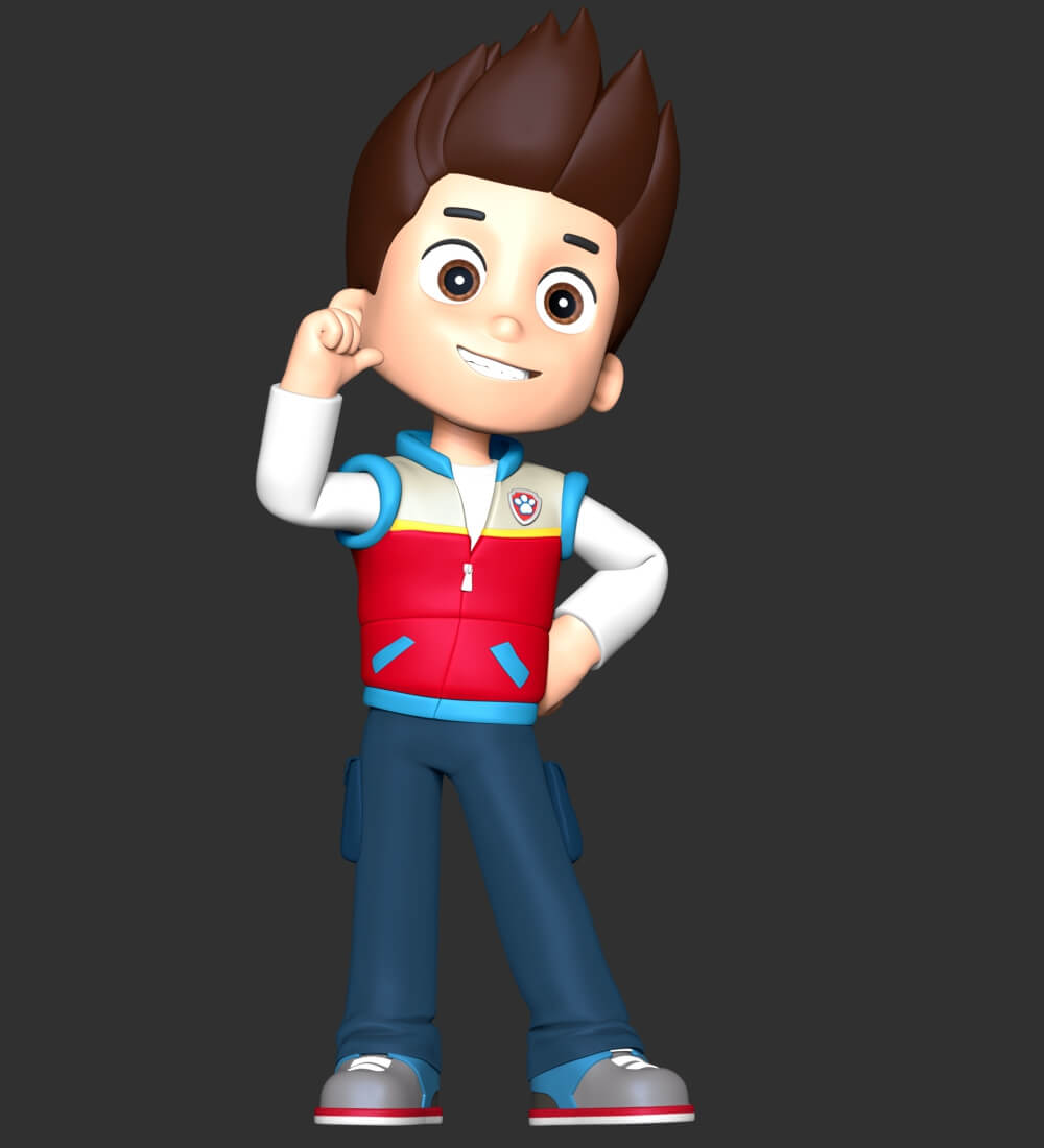 Ryder Paw Patrol Leader - 3D Model by lovemodel