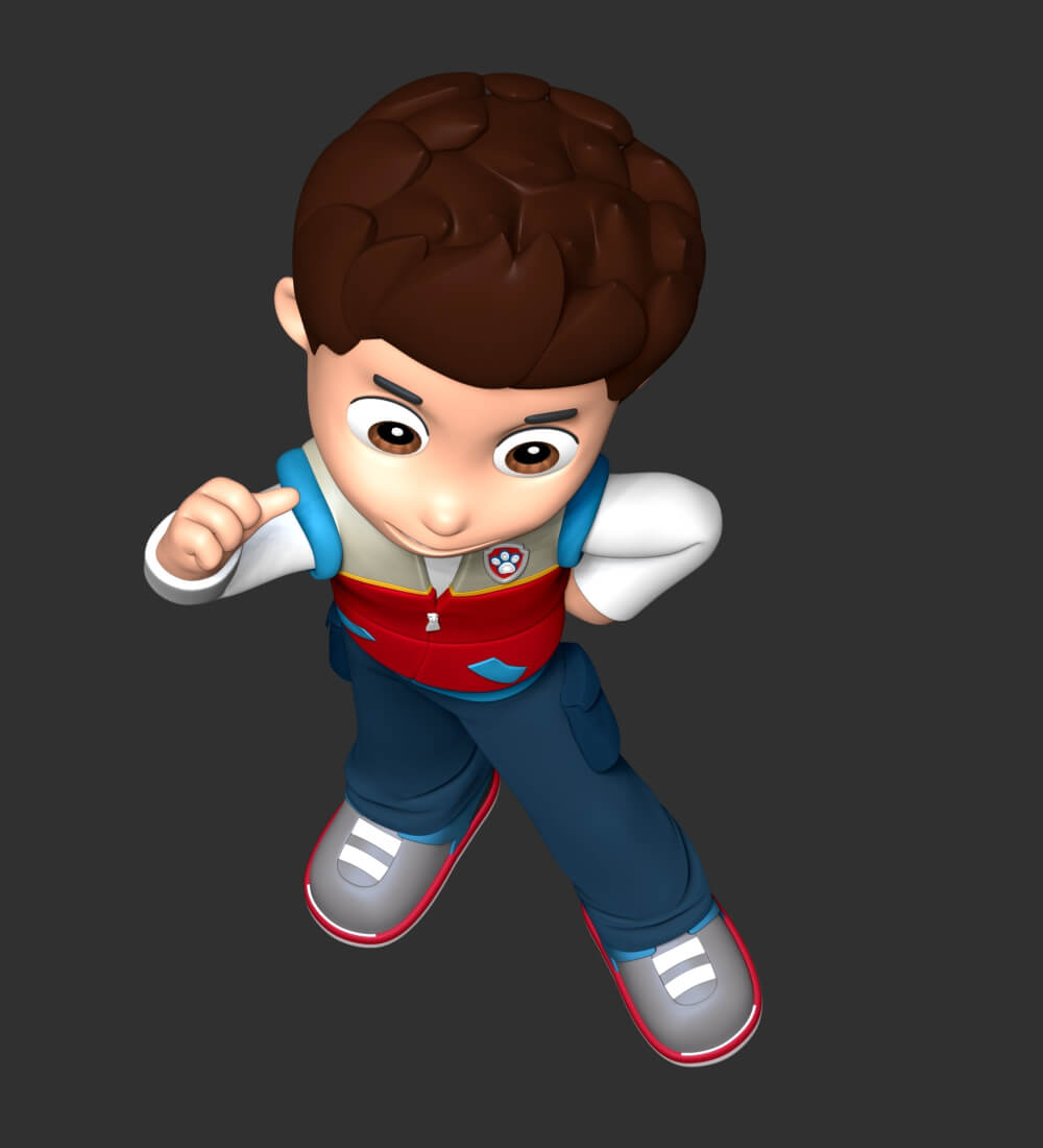 Ryder Paw Patrol Leader - 3D Model by lovemodel