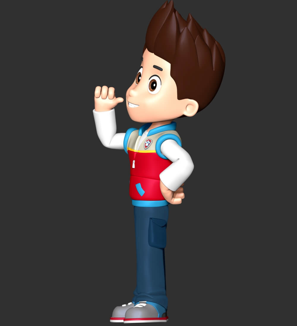 Ryder Paw Patrol Leader - 3D Model by lovemodel
