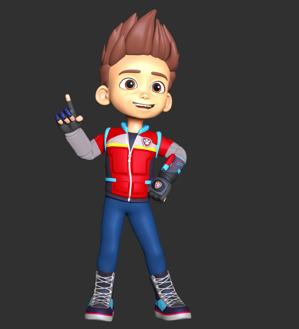 Ryder - The Movie 3D Model by lovemodel