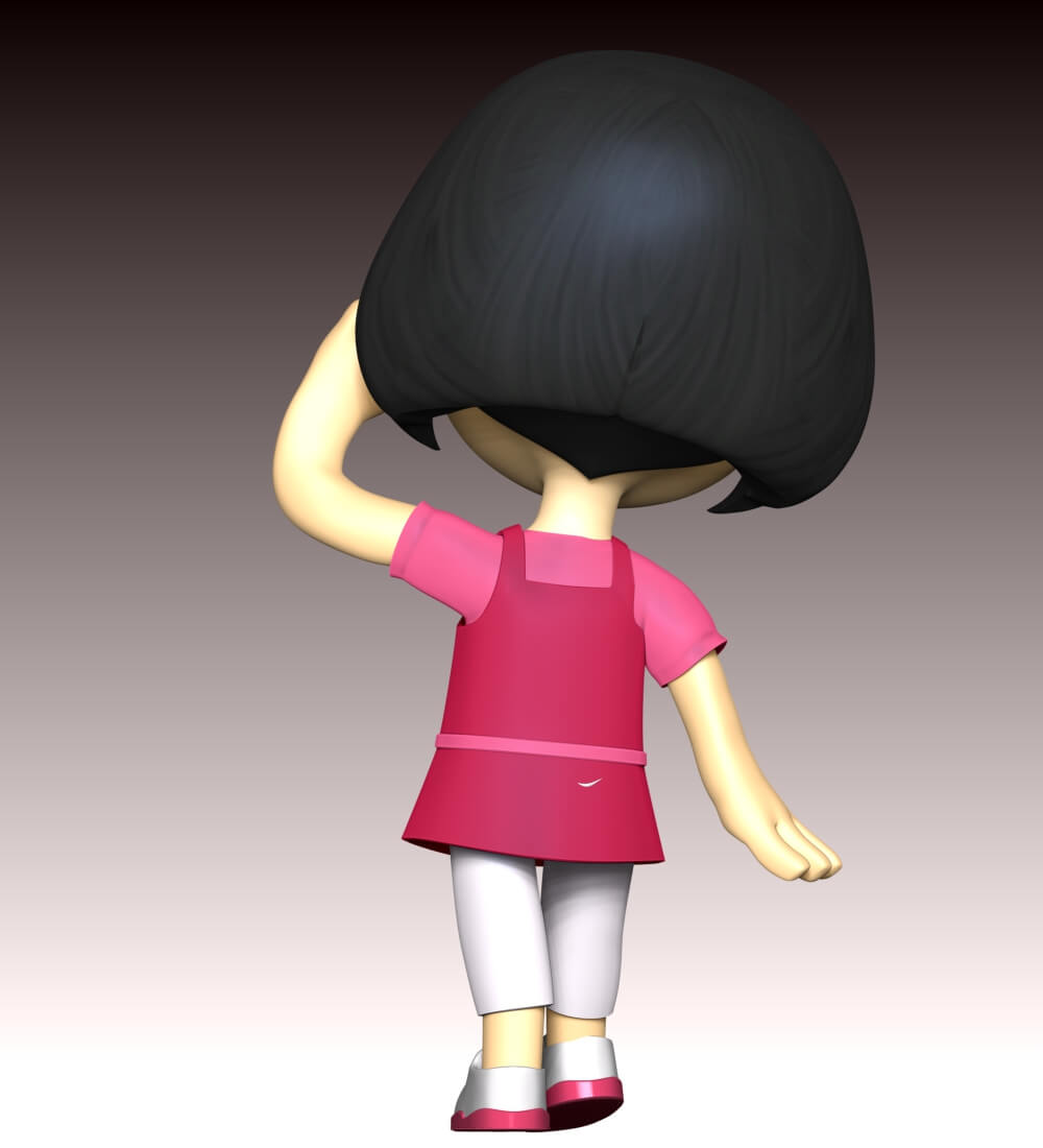 Sarah - Paw Patrol 3D Model by lovemodel