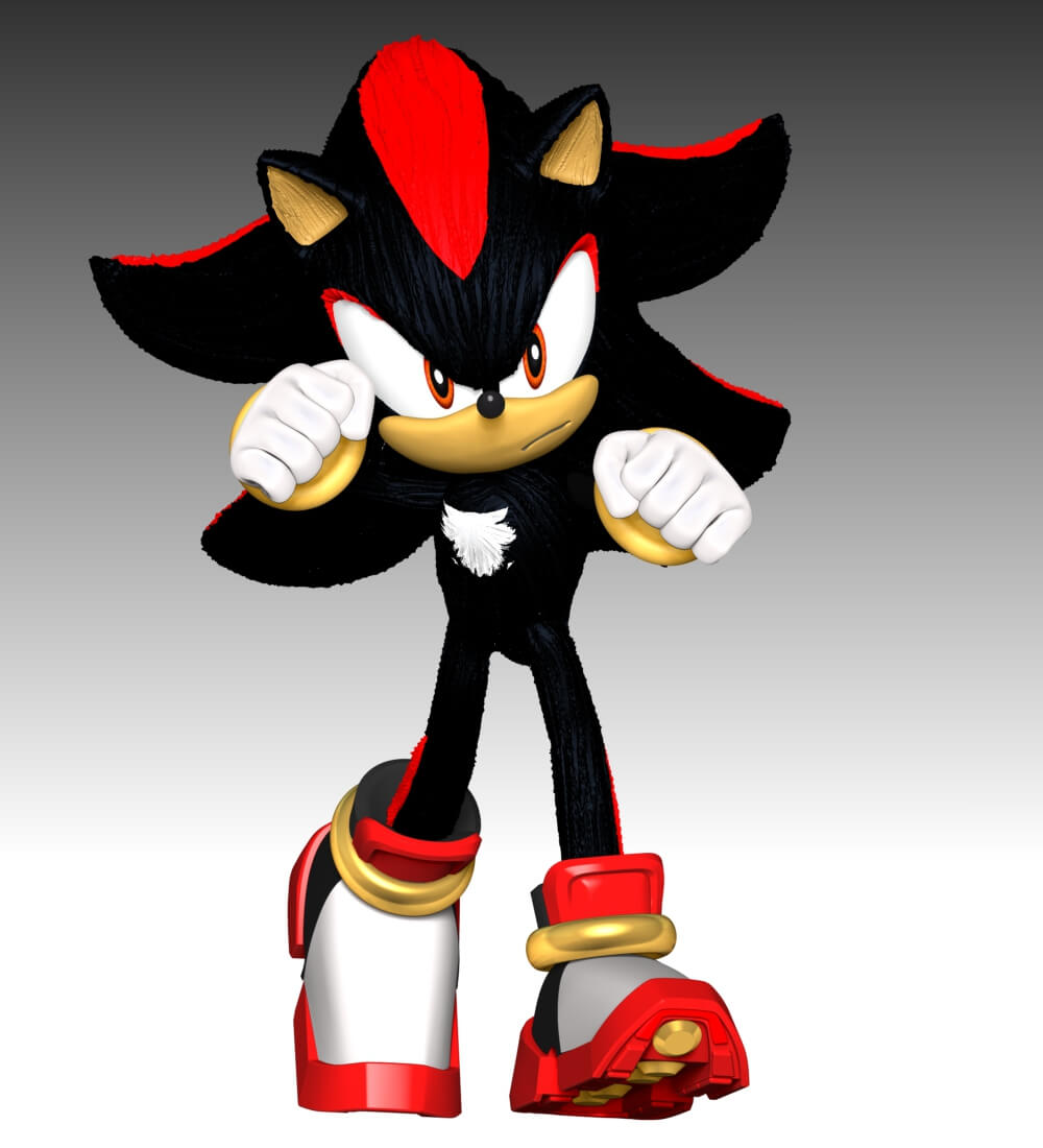 Shadow - Sonic The Hedgehog 3 3D Model by lovemodel