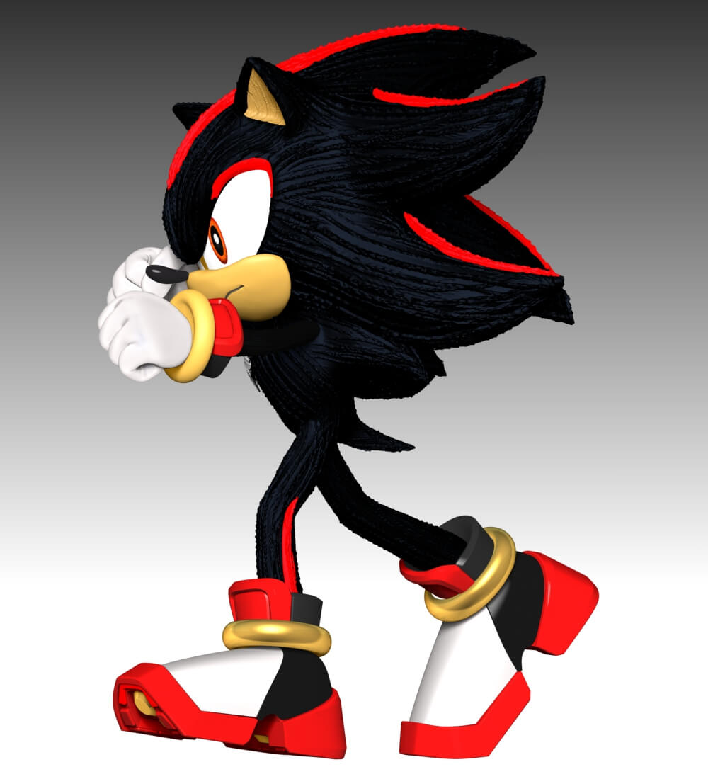 Shadow - Sonic The Hedgehog 3 3D Model by lovemodel