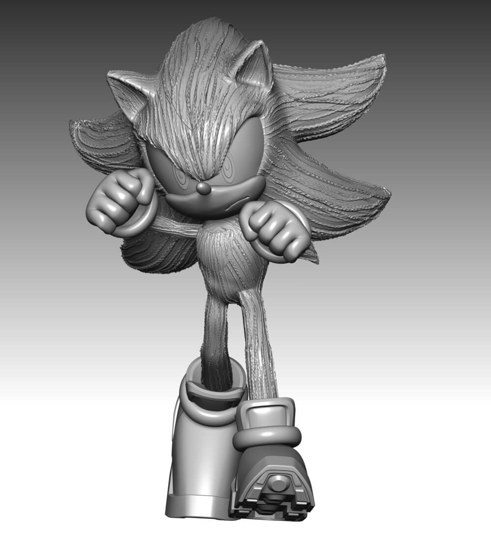 Shadow - Sonic The Hedgehog 3 3D Model by lovemodel
