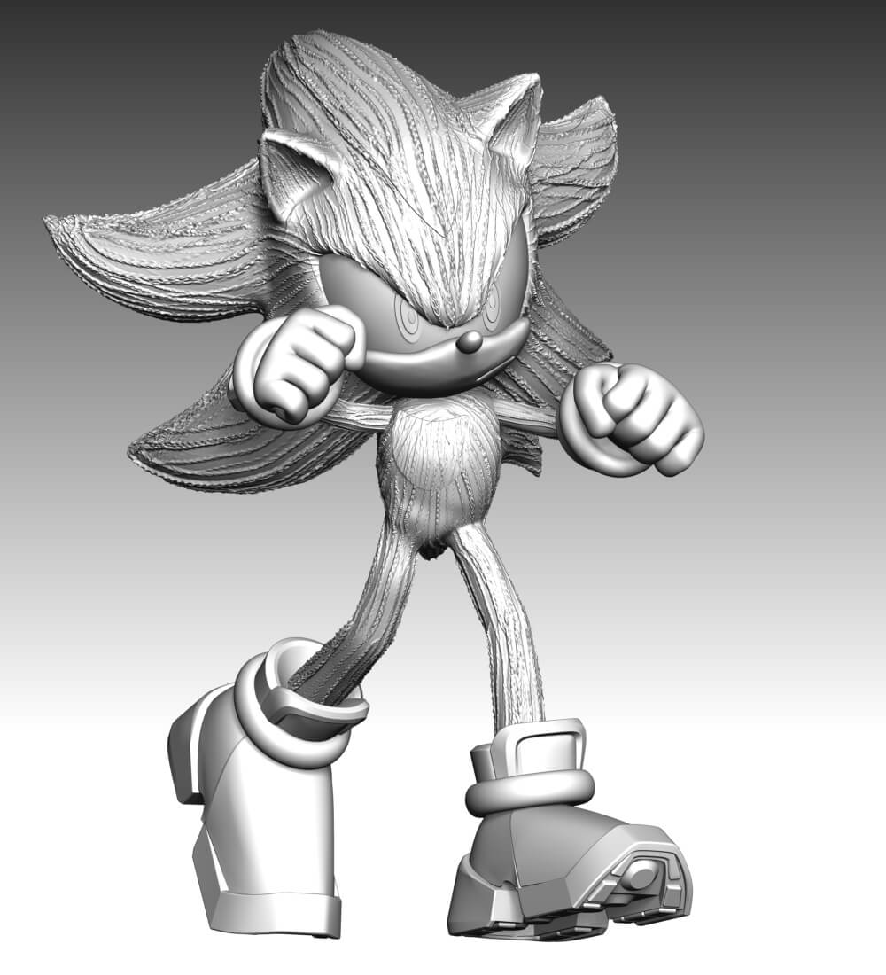 Shadow - Sonic The Hedgehog 3 3D Model by lovemodel
